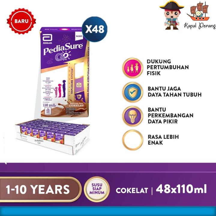 Pediasure Go Cokelat Susu UHT 48 x 110mL - Shop | Tokopedia