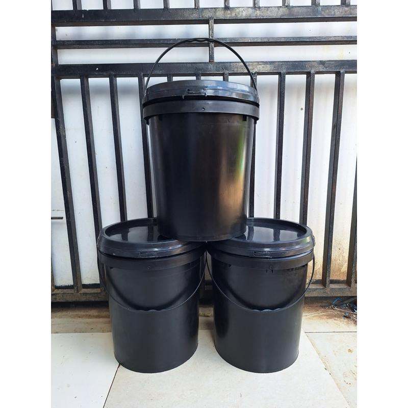 TERLARIS!! EMBER HITAM POLOS 25KG BAHAN TEBAL KUAT ANTI PECAH BEST ...