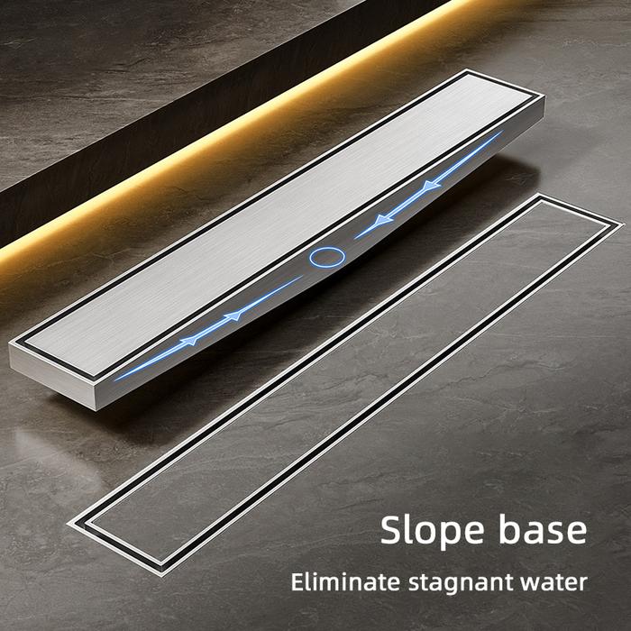 Jual Invisible Floor Drain Anti-odor Shower Drain With Slope Stainless ...