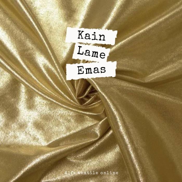 Kain Lame Emas Perak Lebar 115 Cm Harga Per 50 Cm - Shop | Tokopedia