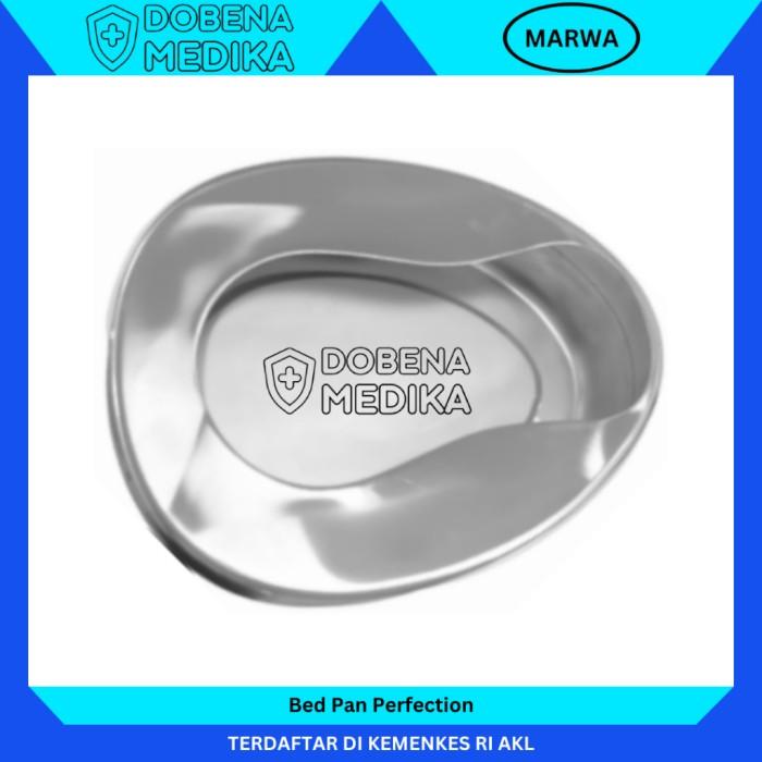 Marwa Pispot Medis BAB Stainless Tanpa Tutup Oval - Shop | Tokopedia