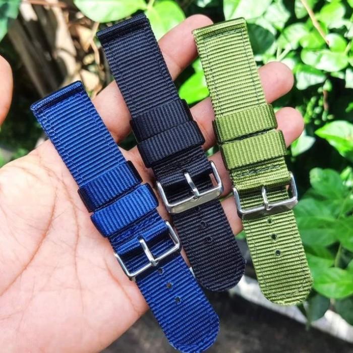 AndraTzy TALIJAM STRAP TALI JAM TANGAN CANVAS KANVAS NYLON 22MM 24MM ...
