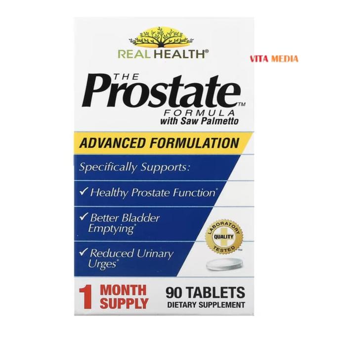Jual Real Health, The Prostate Formula with Saw Palmetto, 90 Tablets ...