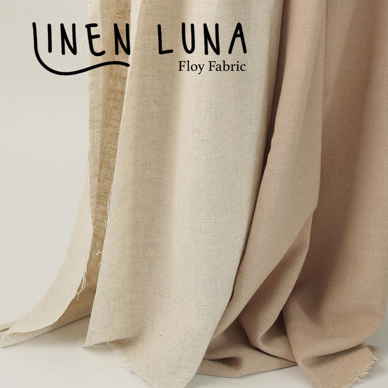 Promo Floy Fabric LINEN LUNA Per 1 YARD / kain linen viscose/ bahan ...
