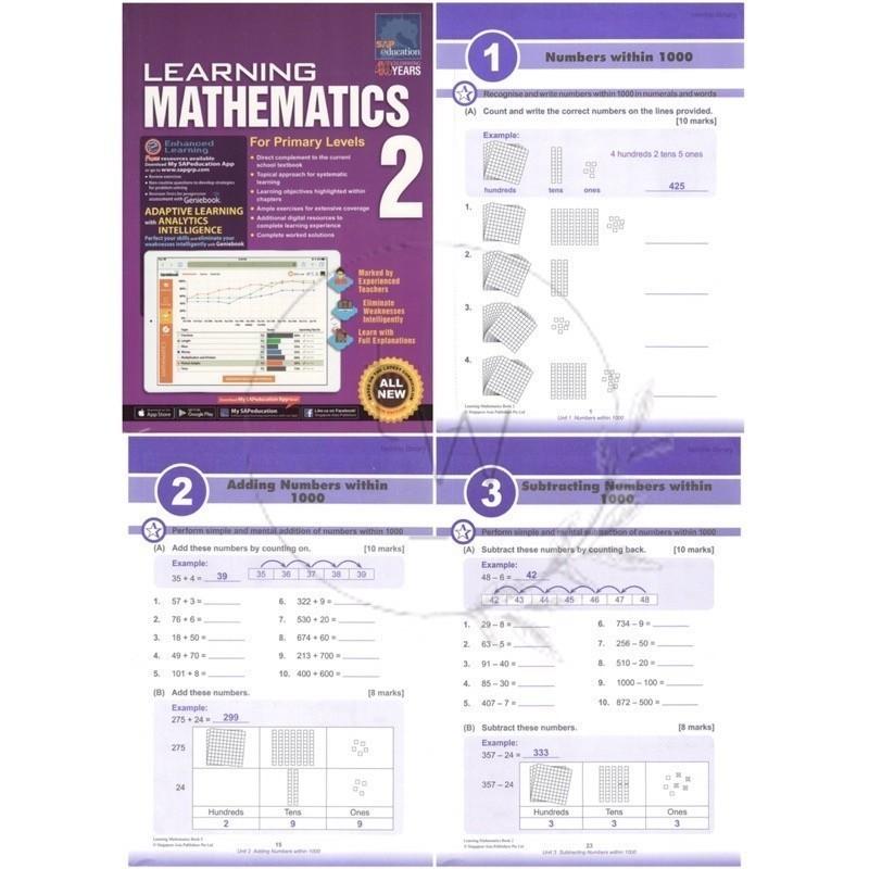 BUKU FISIK SAP Learning Mathematics / Maths for Primary Levels N K1 K2 ...