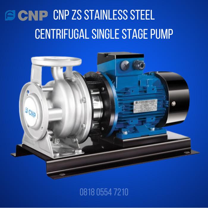 Jual CNP ZS 80-65-125 7.5 KW 10 HP - Pompa Stainless Steel Centrifugal ...