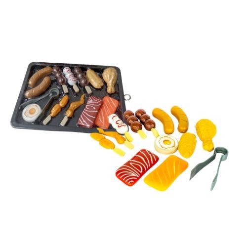 Mainan Nampan BBQ BAKAR Sate Sosis Telur SS 1591 & SS 1588 / Mainan BBQ ...