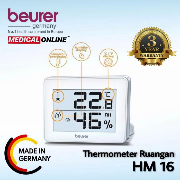 Jual HYGROMETER BEURER HM-16 HM16 / THERMOMETER RUANGAN MEDICAL ONLINE ...