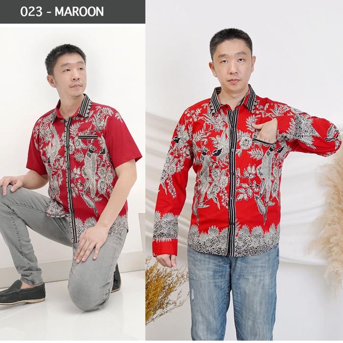 Jual (DS) Gilbert Kemeja Batik Pria Lengan Pendek Cheongsam Changsan ...