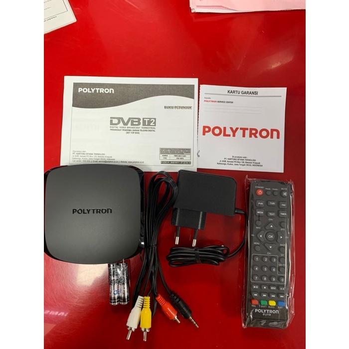 Jual SET TOP BOX POLYTRON DVB PDV 700T2 antena Tv digital LED LCD ...