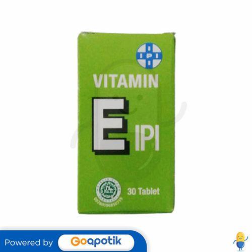 IPI VITAMIN E BOTOL 30 TABLET - Shop | Tokopedia