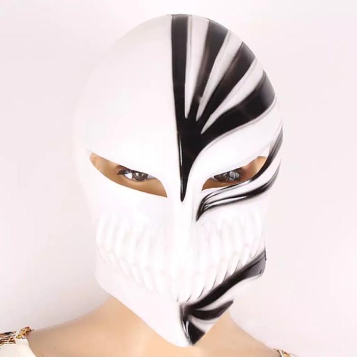 topeng mask hallowen cosplay anime bleach hollow ichigo kurosaki - Shop ...