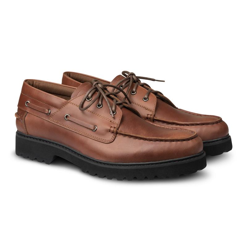 Sam Boat Shoes Brown - Nappa Milano - Sepatu Kulit Pria - Shop | Tokopedia