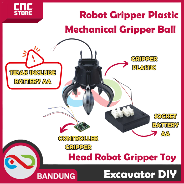 Promo Robot Gripper Plastic Mechanical Gripper Ball Head Robot Gripper ...