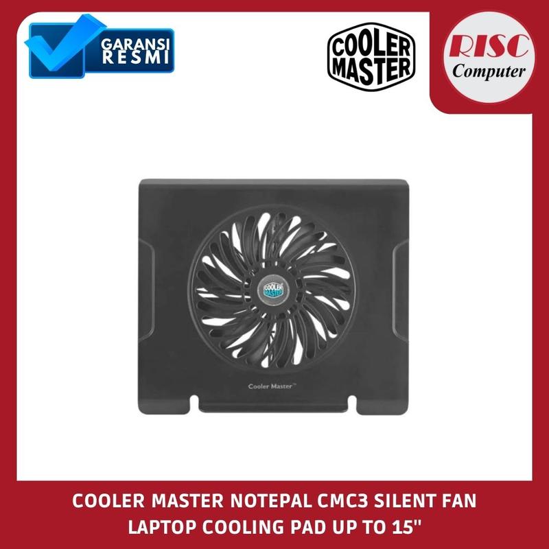 COOLER MASTER Notepal CMC3 Silent Fan Laptop up to 15" Cooling - Shop ...