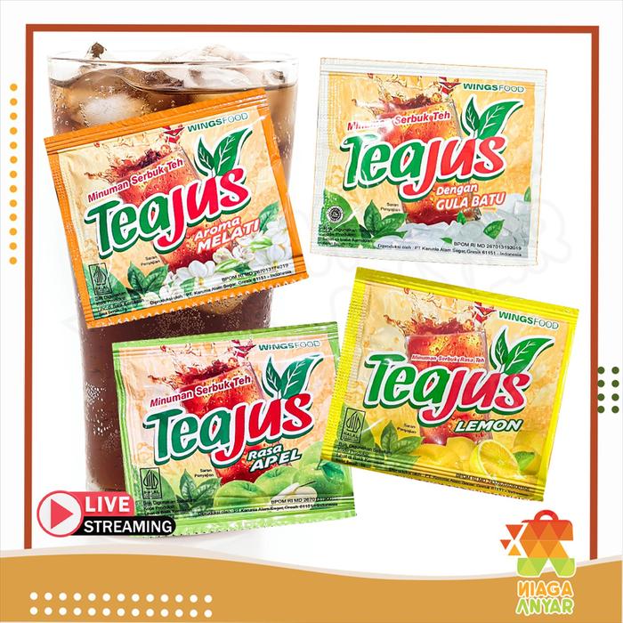 Promo NA TEAJUS Minuman Serbuk Teh Sachet Satuan / Tea Jus Bubuk Instan ...