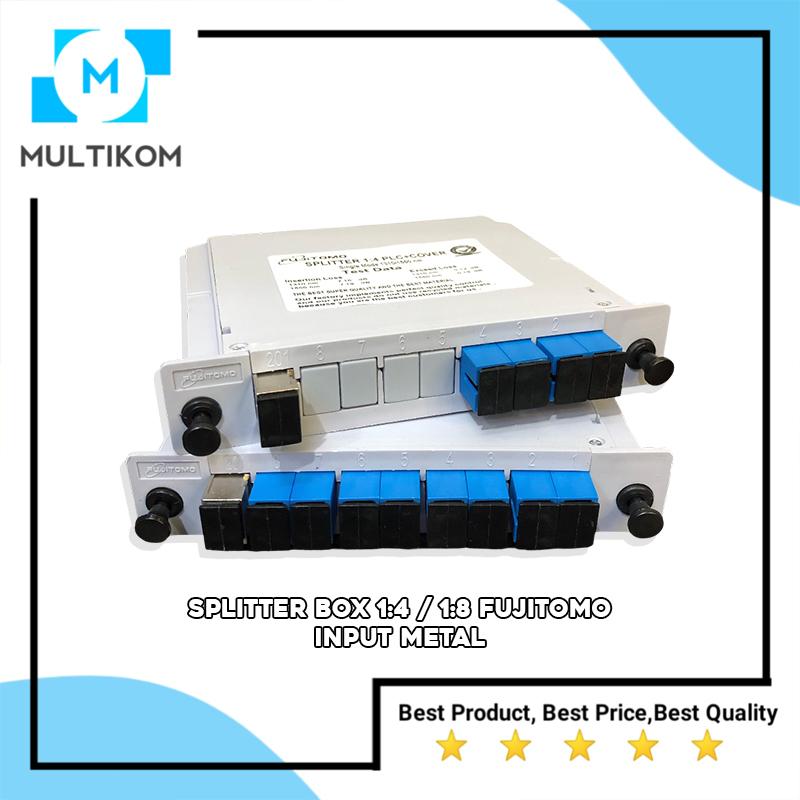 Fujitomo Splitter 1:4/1:8 Sc Upc Box Input Metal - Shop | Tokopedia