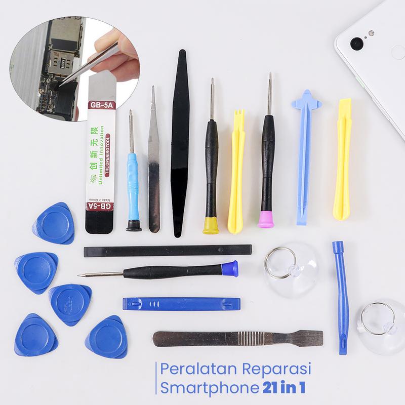 Peralatan Reparasi Smartphone 21 in 1 Repair Tools Set - GB-5A - Shop ...