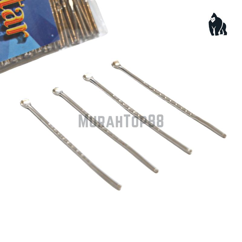 Best Korek Kuping Besi Chroom Kecil Polos / Earpick Mini Stainless ...
