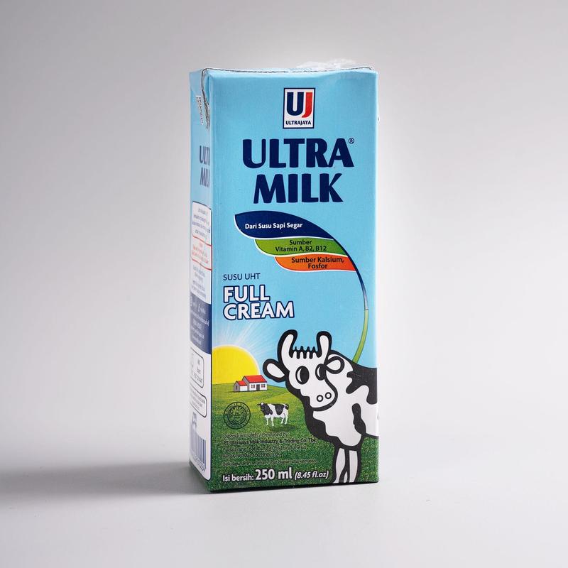 Ultra Milk UHT Full Cream 250 ml - Shop | Tokopedia