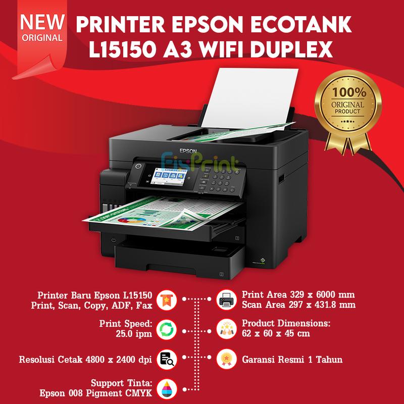 Printer Epson EcoTank M15140 / L14150 / L15150 / L5160 A3+ Ink Tank ...