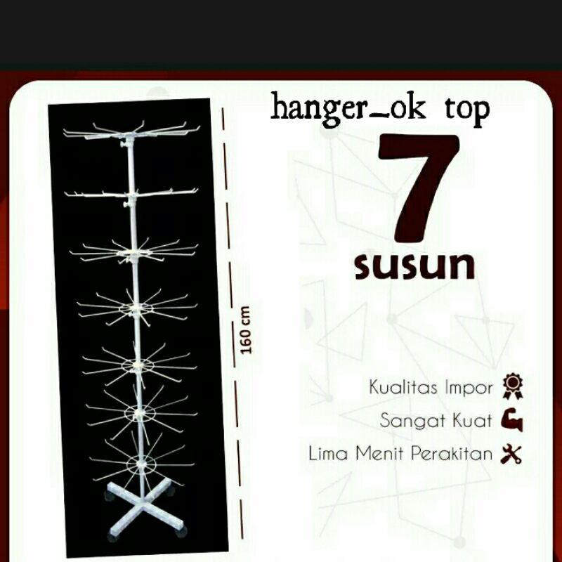 Promo Rak display putar matahari 7 susun - Shop | Tokopedia