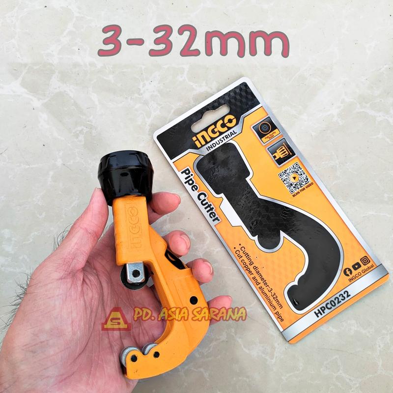Tube Pipe Cutter (3-32mm) INGCO HPC0232 Pemotong Pipa AC Tembaga Besi ...