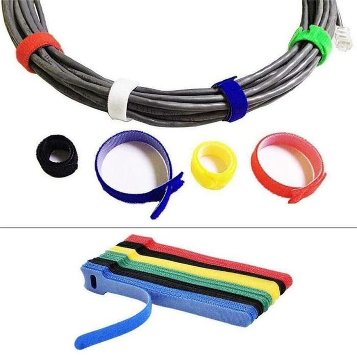 Jual VELCRO STRAP Perapih Pengikat Perekat Kabel Tis Ties Management ...
