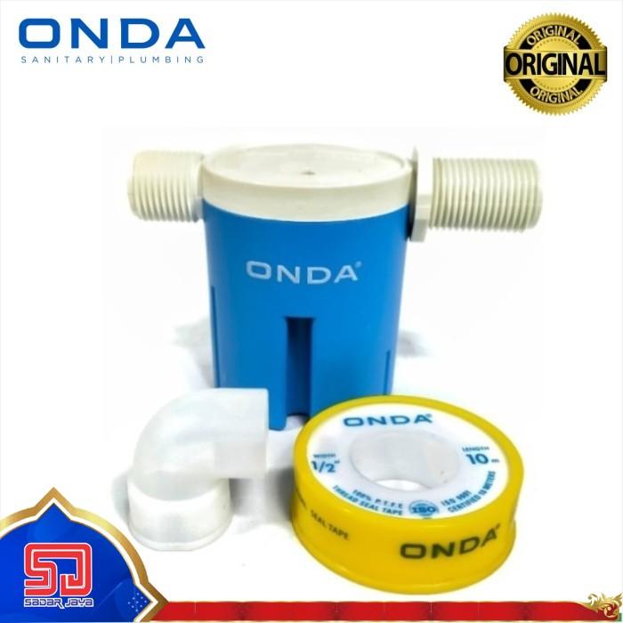 Jual ONDA Stop Kran Otomatis Horizontal 1/2" Pelampung Toren Kolam Bak ...
