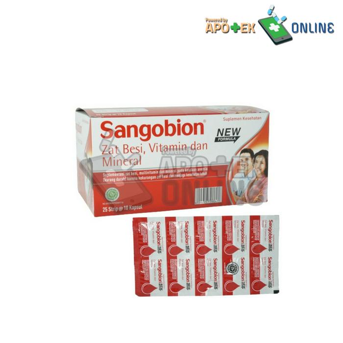 SANGOBION CAPSUL 1 STRIP ISI 10 TABLET - Shop | Tokopedia