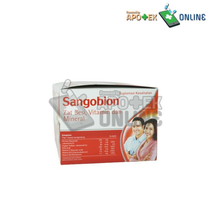 SANGOBION CAPSUL 1 STRIP ISI 10 TABLET - Shop | Tokopedia