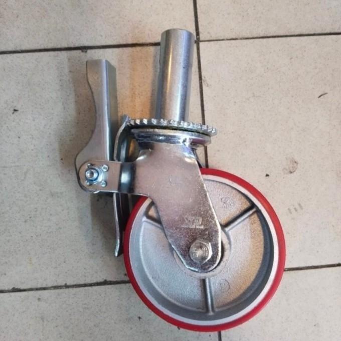 Roda Trolley / Roda Steger Scaffolding Pu 6 Inch - Shop | Tokopedia