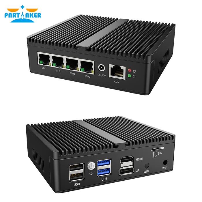 Jual Fanless Mini Pc Intel I225 2.5G Soft Router Intel Celeron N5105 ...