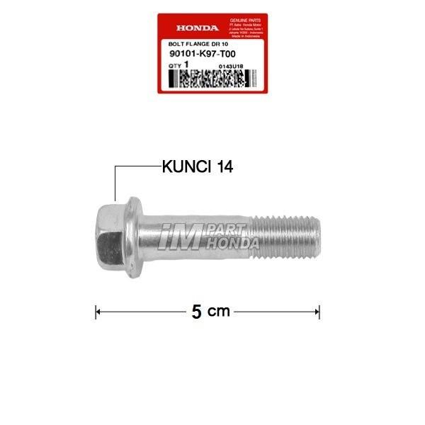 90101-K97-T00 Baut As Shock Drat 14 Panjang 5 CM ADV PCX 150 PCX 160 ...