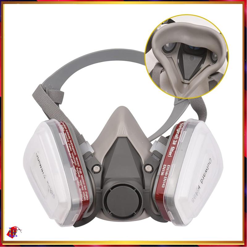 Masker Respirator KN 95 Half Mask 6200 Gas Lab Safety Double - Shop ...
