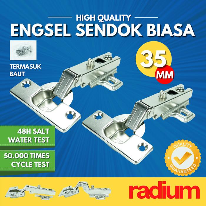 Engsel Sendok Biasa RADIUM 35mm lemari kitchen set hinges 1 way - Shop ...