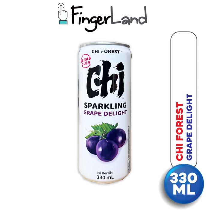 Promo CHI FOREST Sparkling Water Grape Delight 330 Ml Air Soda Rasa ...