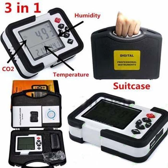 Jual HT2000 Digital CO2 carbon dioxide gas Monitor Detector Analyzer ...