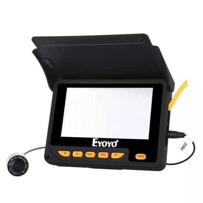 EYOYO 4.3" HD 20M underwater Fish camera DVR Video function 5V 8pcs IR ...