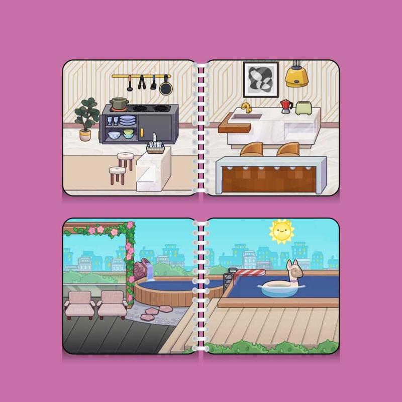 Paper Doll House Avatar World Mainan Anak Bongkar Pasang Avatar World ...