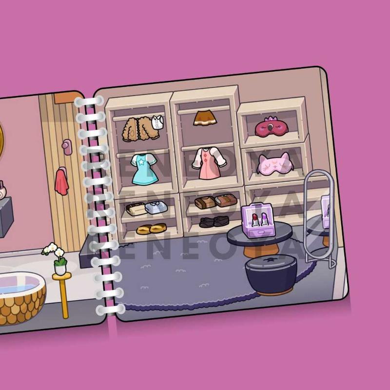Paper Doll House Avatar World Mainan Anak Bongkar Pasang Avatar World ...