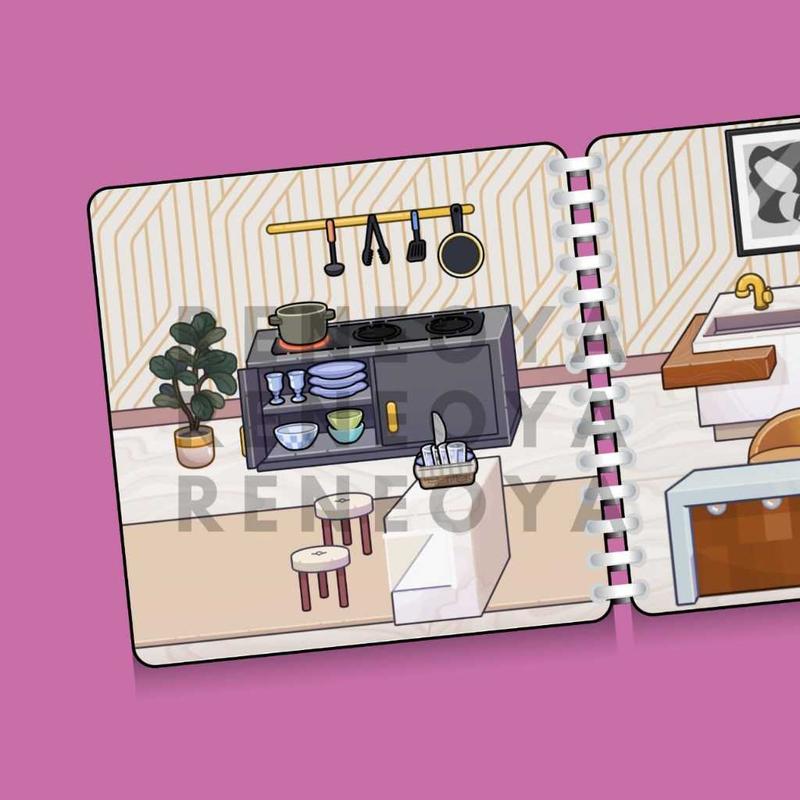 Paper Doll House Avatar World Mainan Anak Bongkar Pasang Avatar World ...