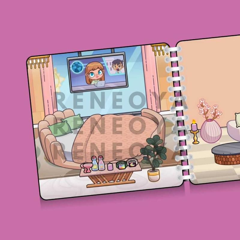Paper Doll House Avatar World Mainan Anak Bongkar Pasang Avatar World ...