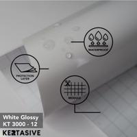 Jual PUTIH GLOSS Sticker Lem Stiker PVC Decosheet Taco Sheet Supercon ...