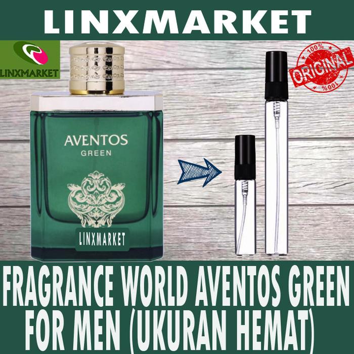 Jual FRAGRANCE WORLD AVENTOS GREEN FOR MEN EDP EAU DE PARFUM UKURAN ...