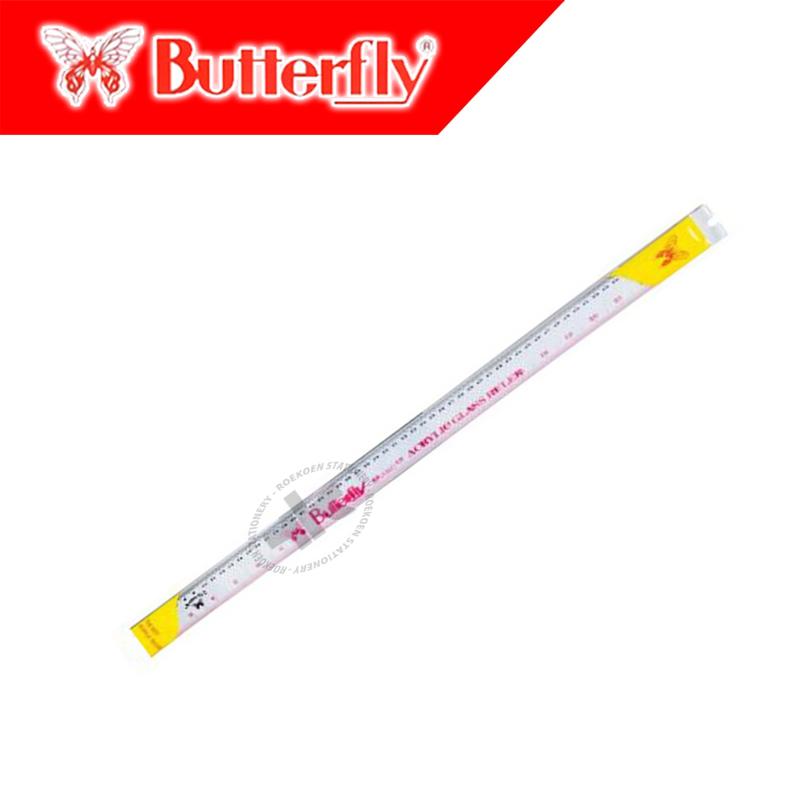 Butterfly Ruler Penggaris Mika 100cm Polos BT-100 - Shop | Tokopedia