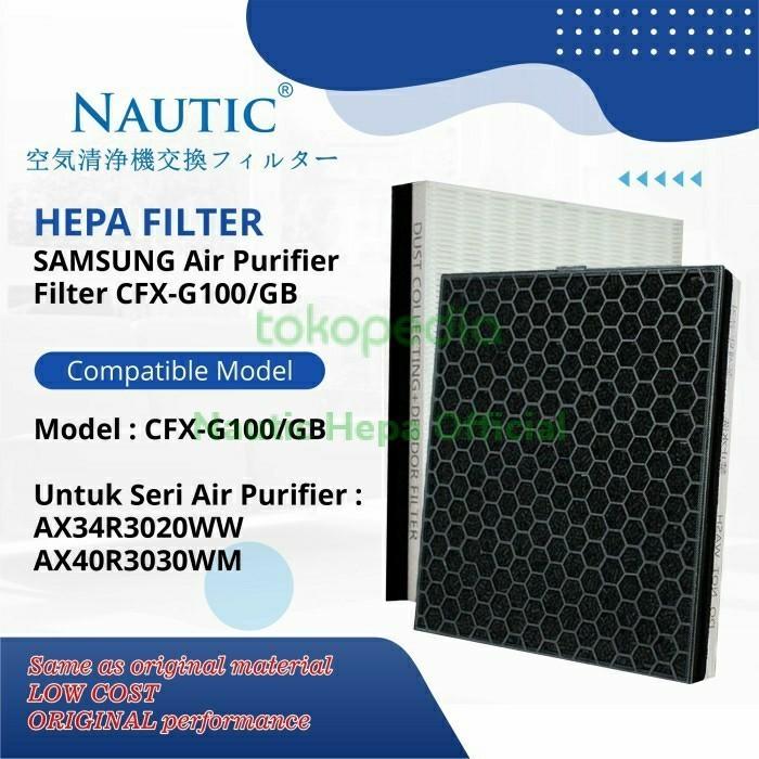 Hepa Filter & DEO Samsung AX40R DLX AX34R STD AX3300 - Shop | Tokopedia