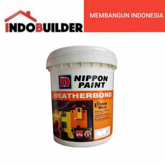 Jual NIPPON WEATHERBOND 20 LITER PUTIH WHITE / CAT TEMBOK EXTERIOR PRO ...