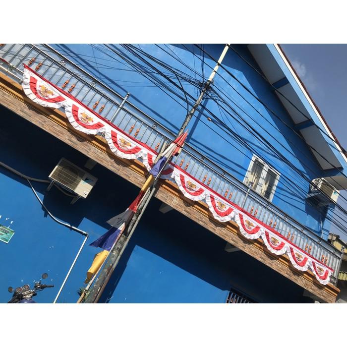 Jual Bendera Umbul” merah putih garuda bergelombang (wave) - Jakarta ...