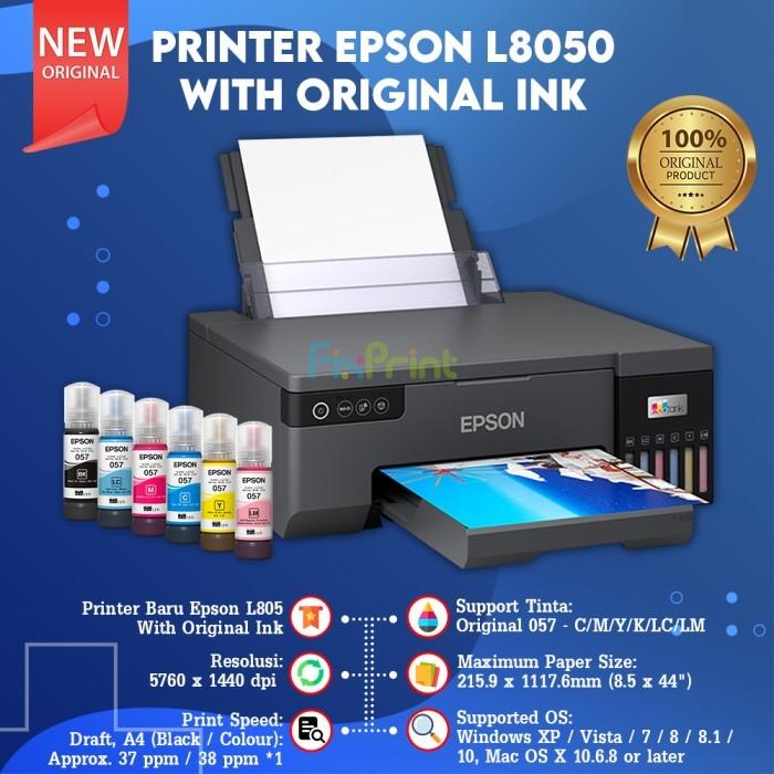 Printer Epson L805 L 805 L-805 Printer Photo A4 WiFi Tinta 673 - Shop ...